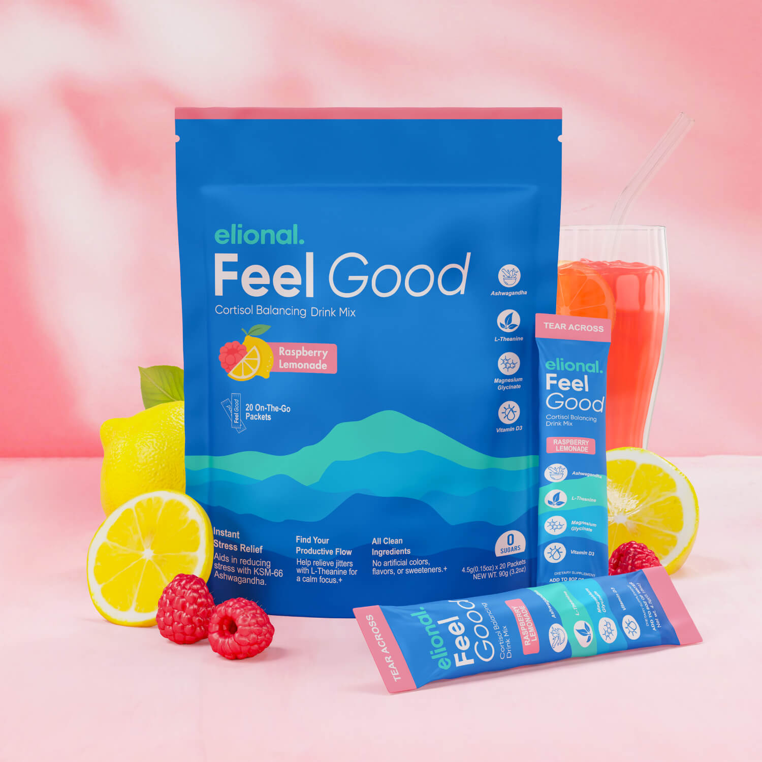 FeelGood - Cortisol Balancing Drink Mix – Elional